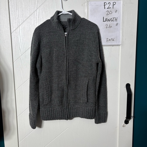 Britches | Sweaters | Britches Gray Full Zip Wool Blend Sweater Mm ...